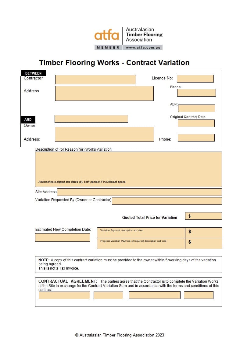 ATFA Master Forms - ATFA